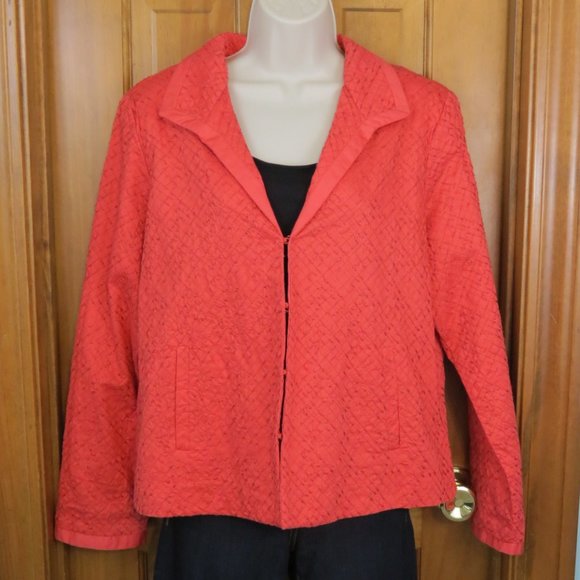 Laura Ashley | Jackets & Coats | Laura Ashley Orange Lined Jacket ...